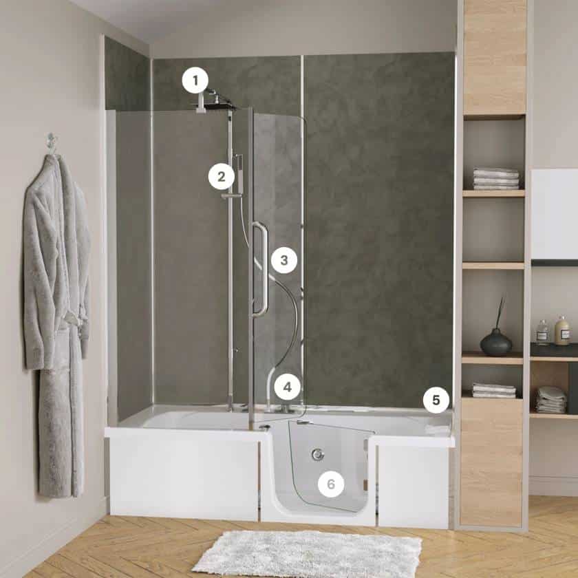Combine Baignoire Douche Leroy Merlin